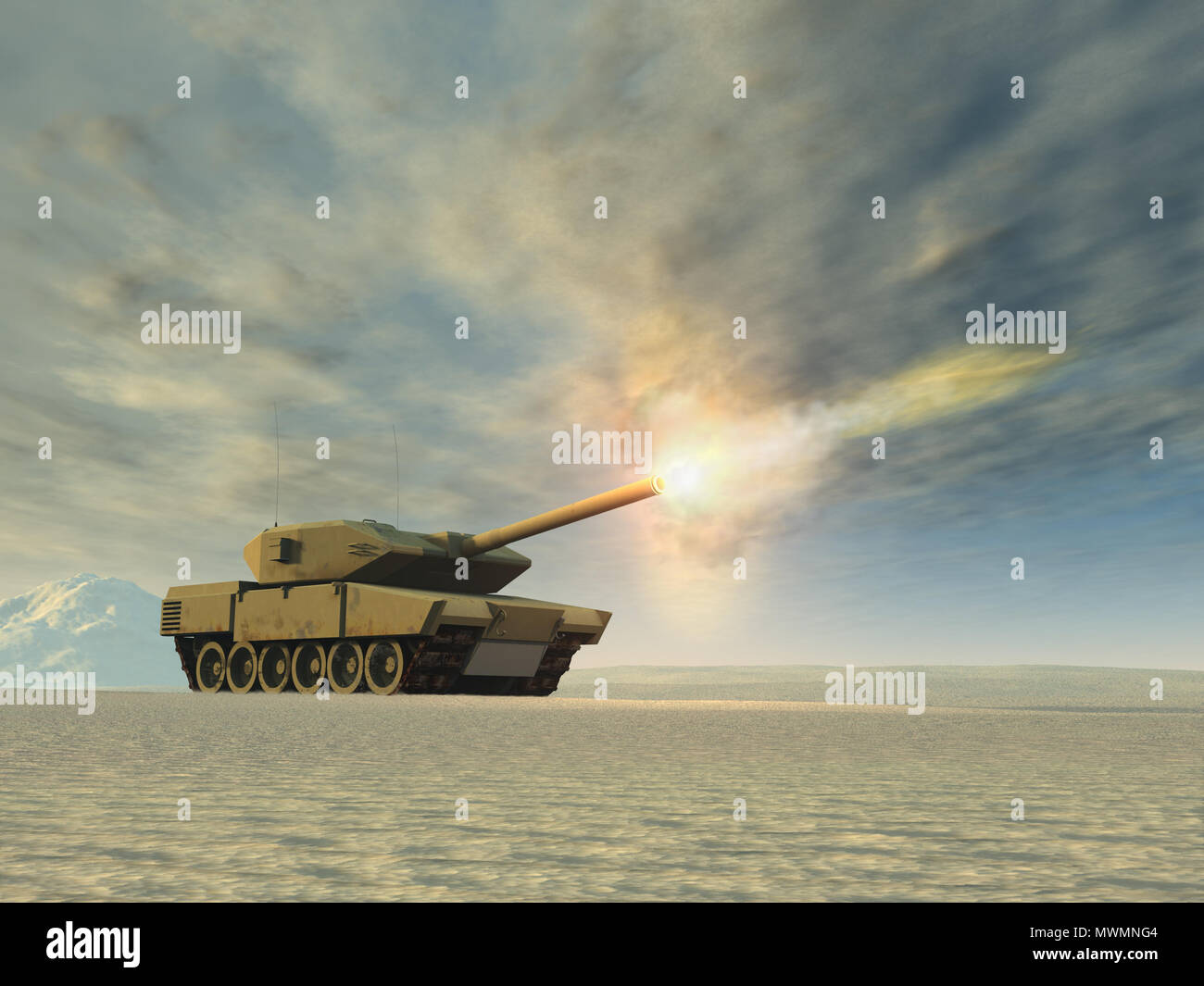Tank artillery fire hi-res stock photography and images - Alamy