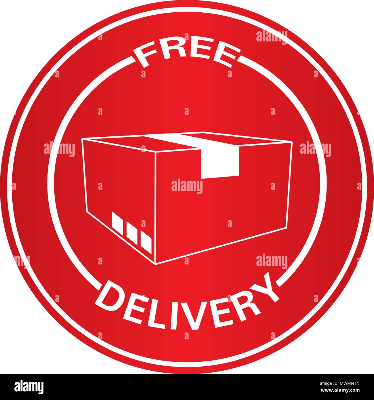 Free delivery label Stock Vector Image & Art - Alamy