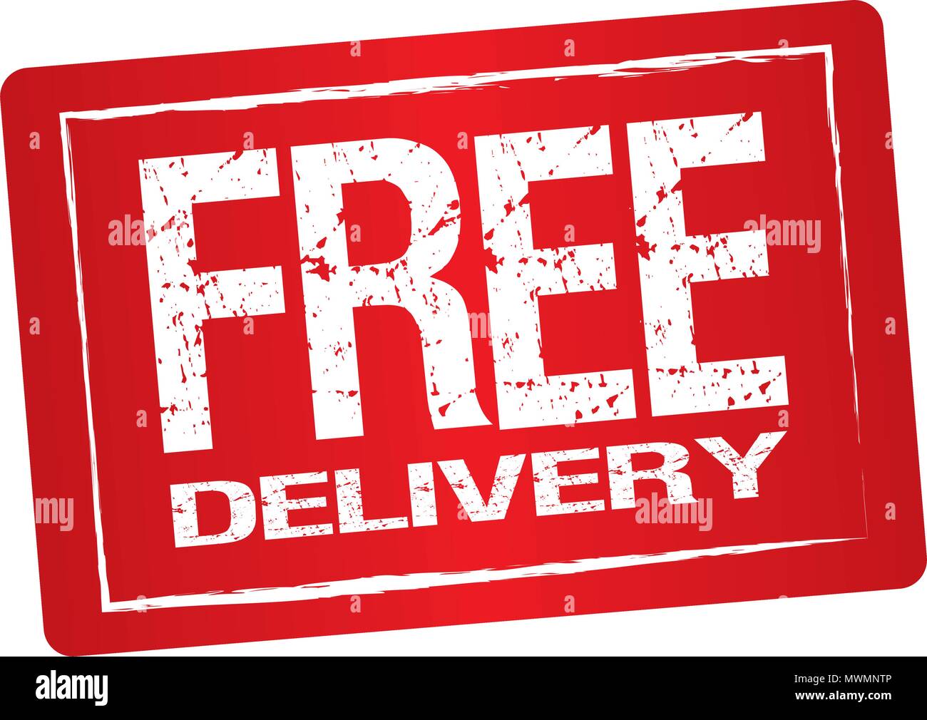 Free delivery label Stock Vector Image & Art - Alamy