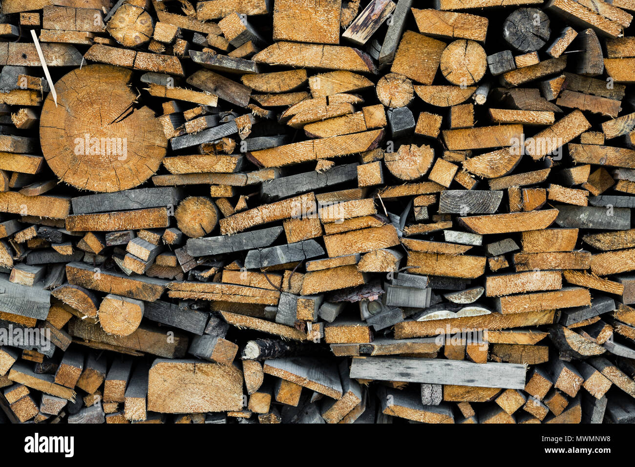 Wooden stack pile hi-res stock photography and images - Alamy