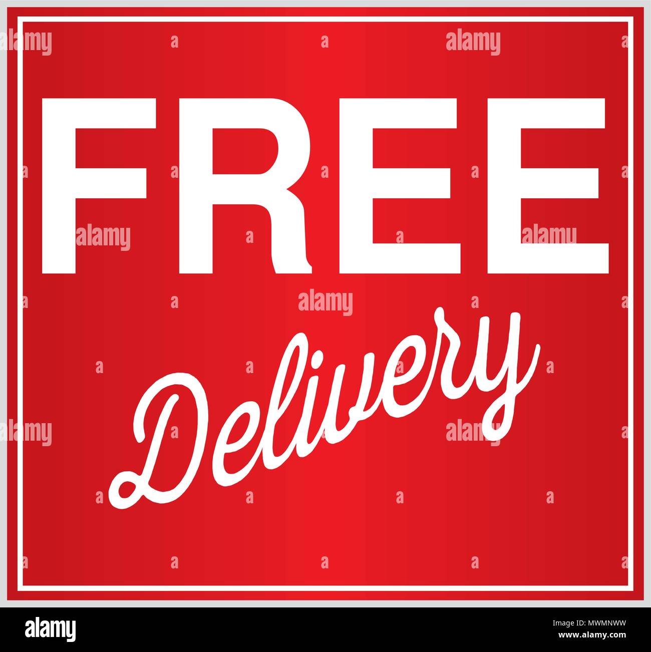 Free delivery label Stock Vector Image & Art - Alamy