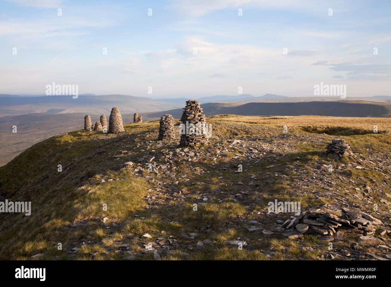 The Stone Men of Wild Boar Fell in Cumbria Stock Photo - Alamy