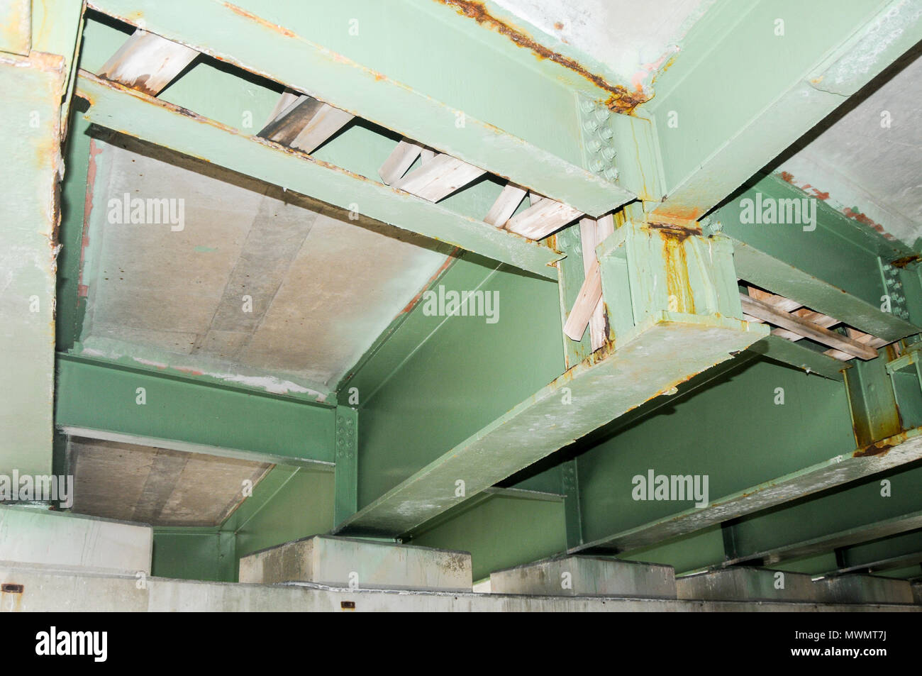 Bridge in need of repair Stock Photo - Alamy
