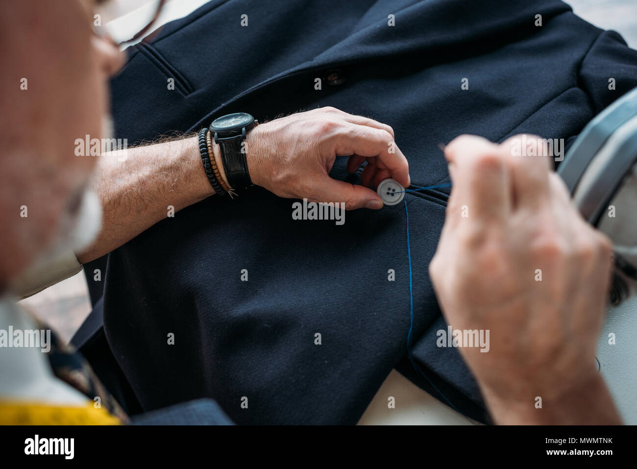 Image workplace tailor sewing hi-res stock photography and images - Alamy