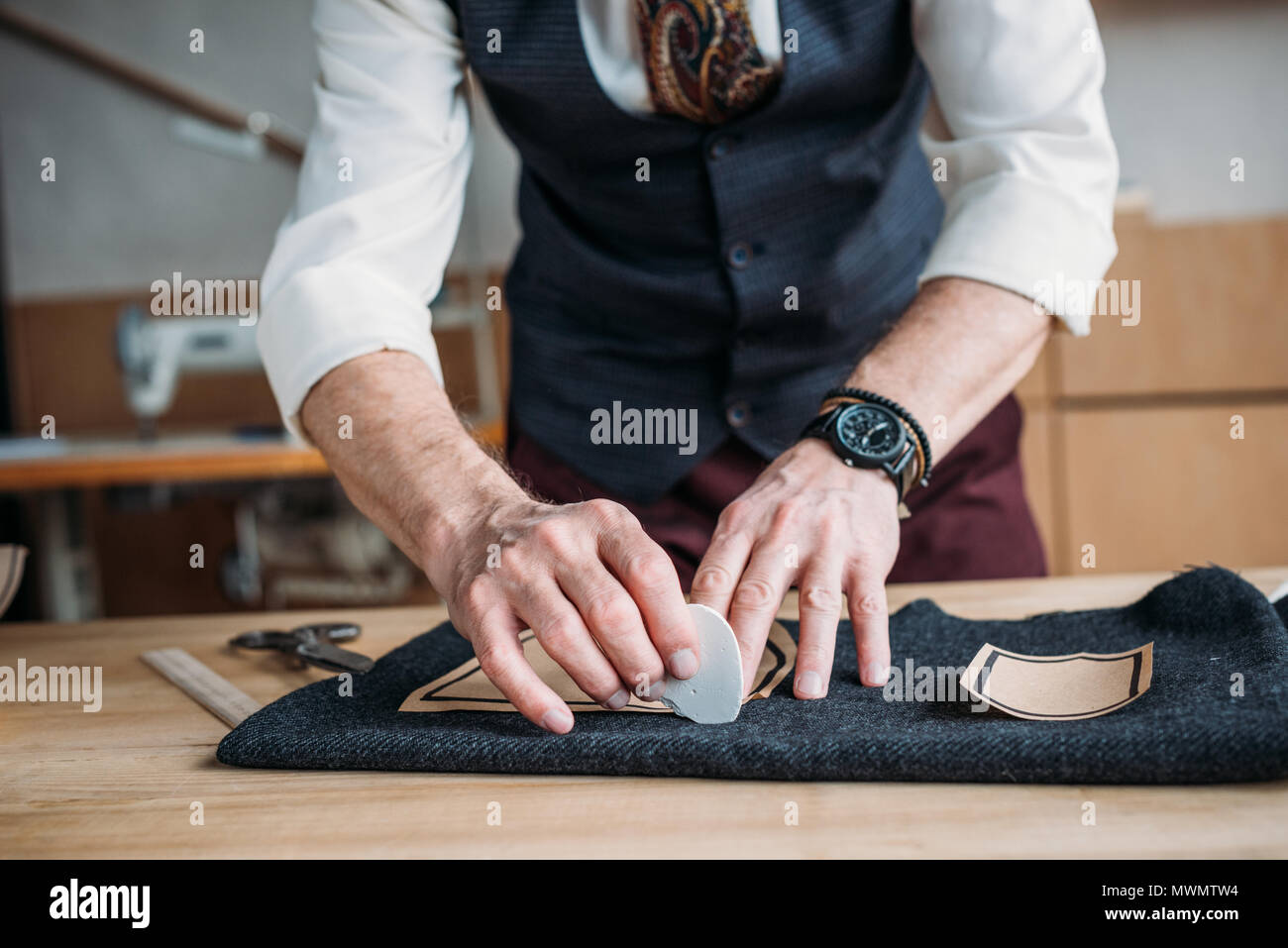 Male dressmaker sewing pattern hi-res stock photography and images - Alamy