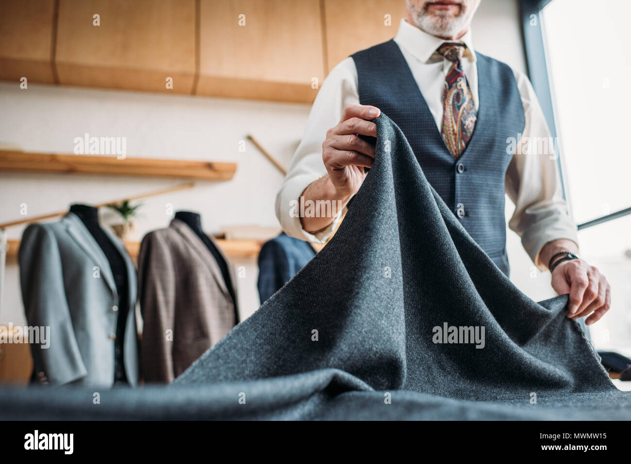 Close up shot professional sewing hi-res stock photography and images ...