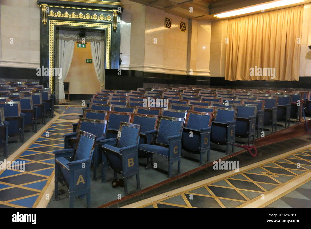 Inside masonic hall hi-res stock photography and images - Alamy