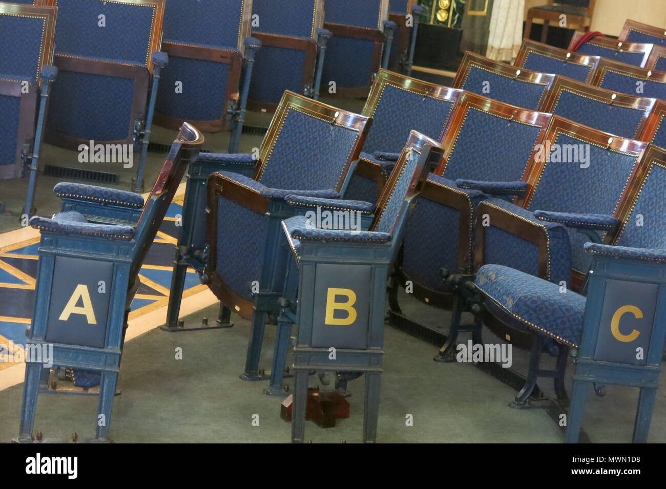 Inside masonic hall hi-res stock photography and images - Alamy