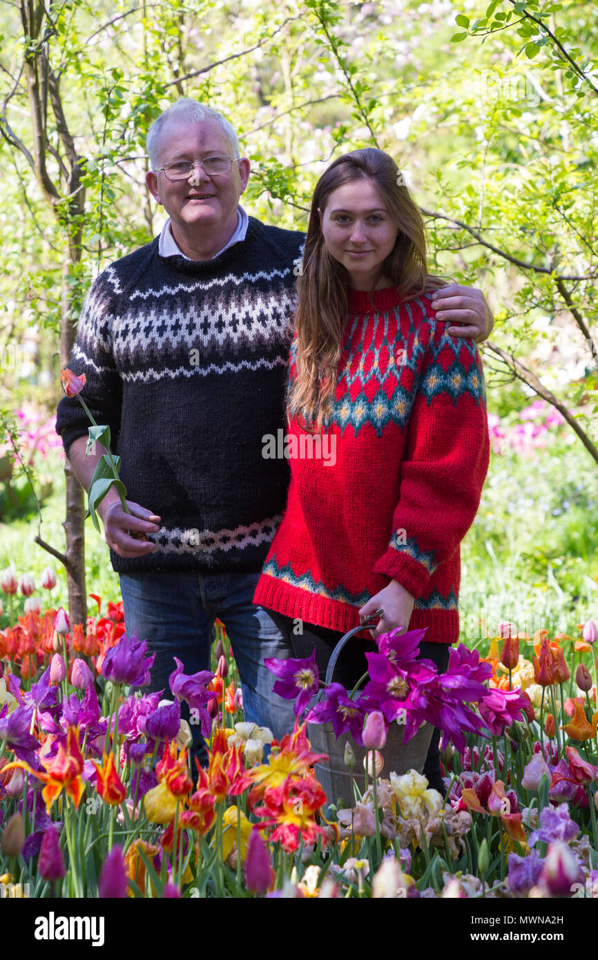 Matthew and Imogen Long of Riverside Bulbs Stock Photo - Alamy