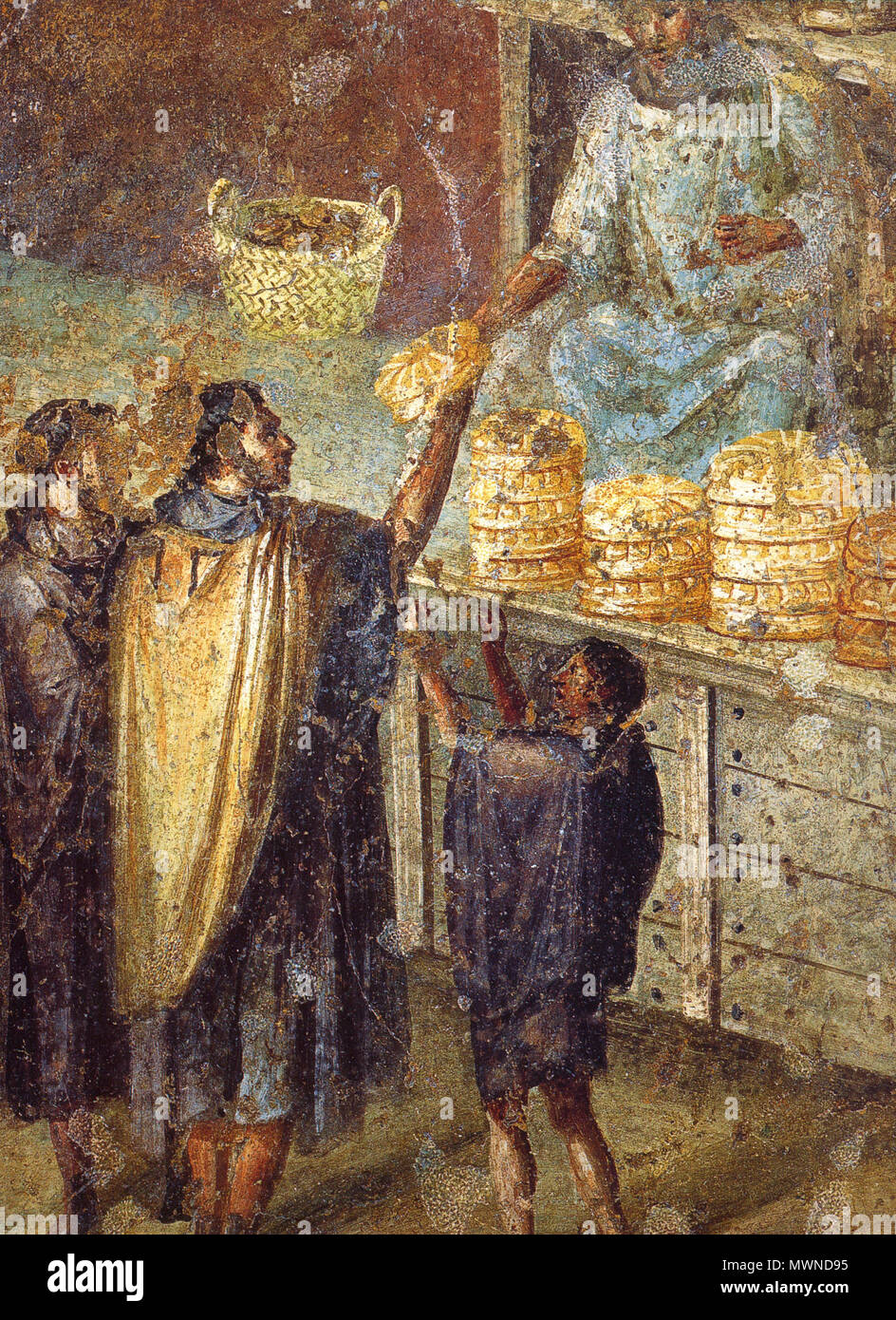 Pompeii fresco bread hi-res stock photography and images - Alamy