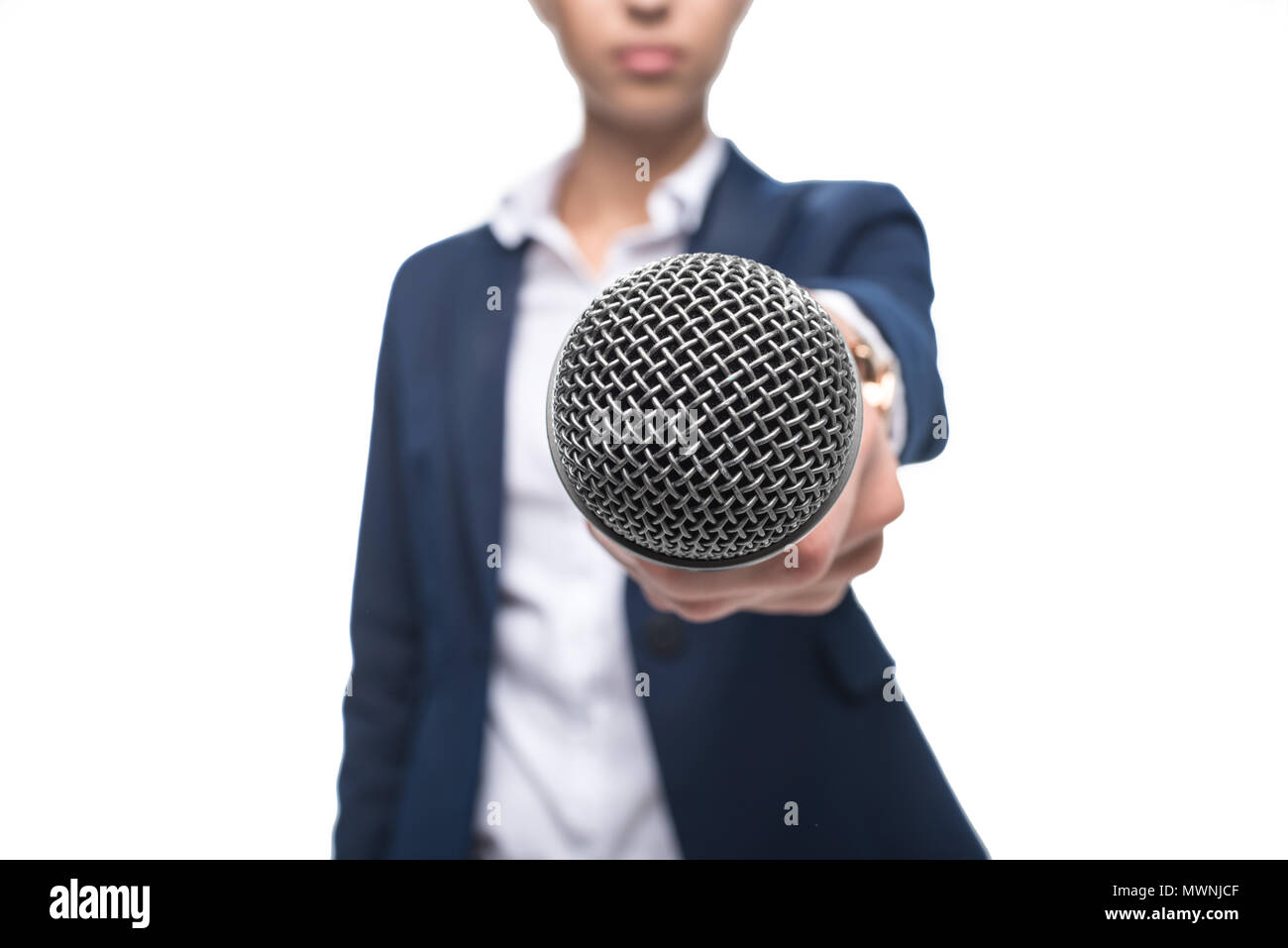 News anchorwoman hi-res stock photography and images - Alamy