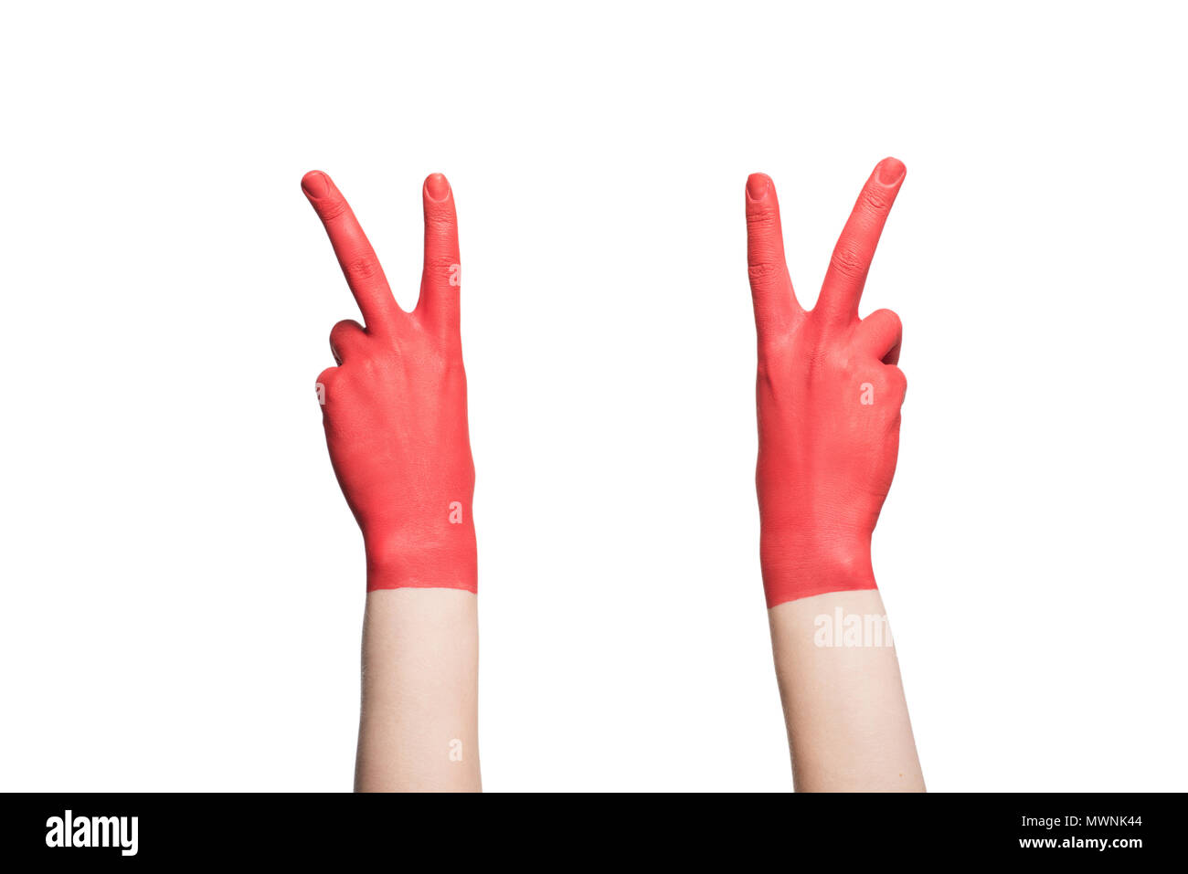 Victory signs hi-res stock photography and images - Alamy