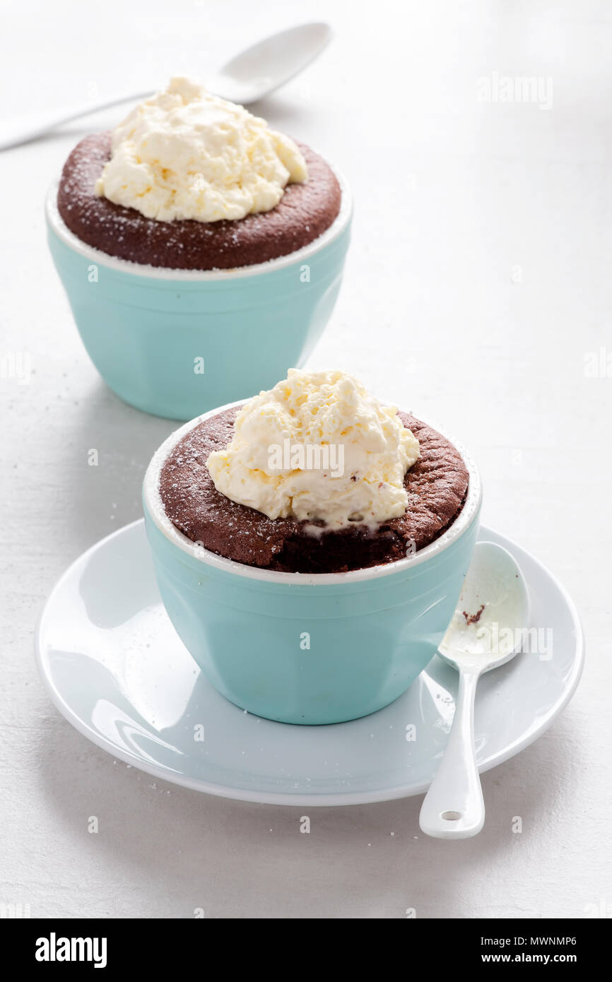 Cake souffle milk chocolate hi-res stock photography and images - Alamy