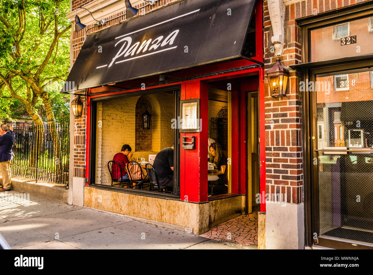 Panza Hanover Street Boston, Massachusetts, USA Stock Photo - Alamy