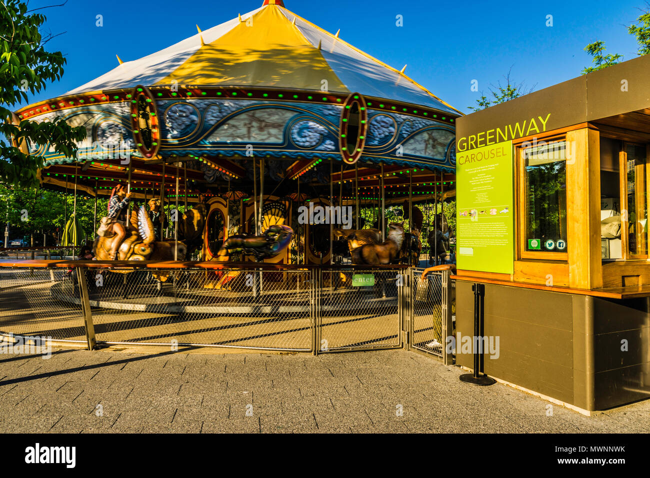 The Greenway Carousel Boston, Massachusetts, USA Stock Photo - Alamy