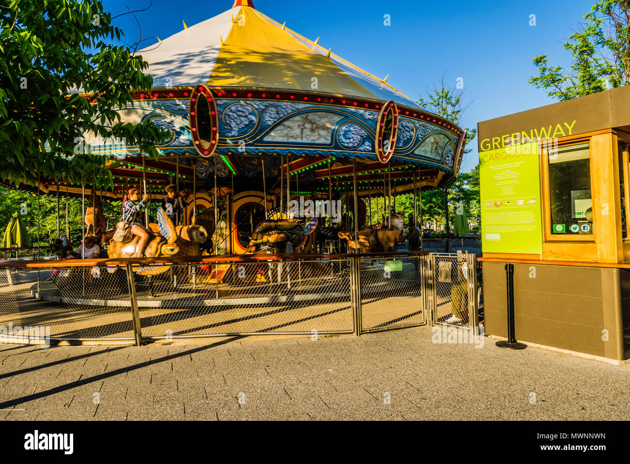 The Greenway Carousel Boston, Massachusetts, USA Stock Photo - Alamy