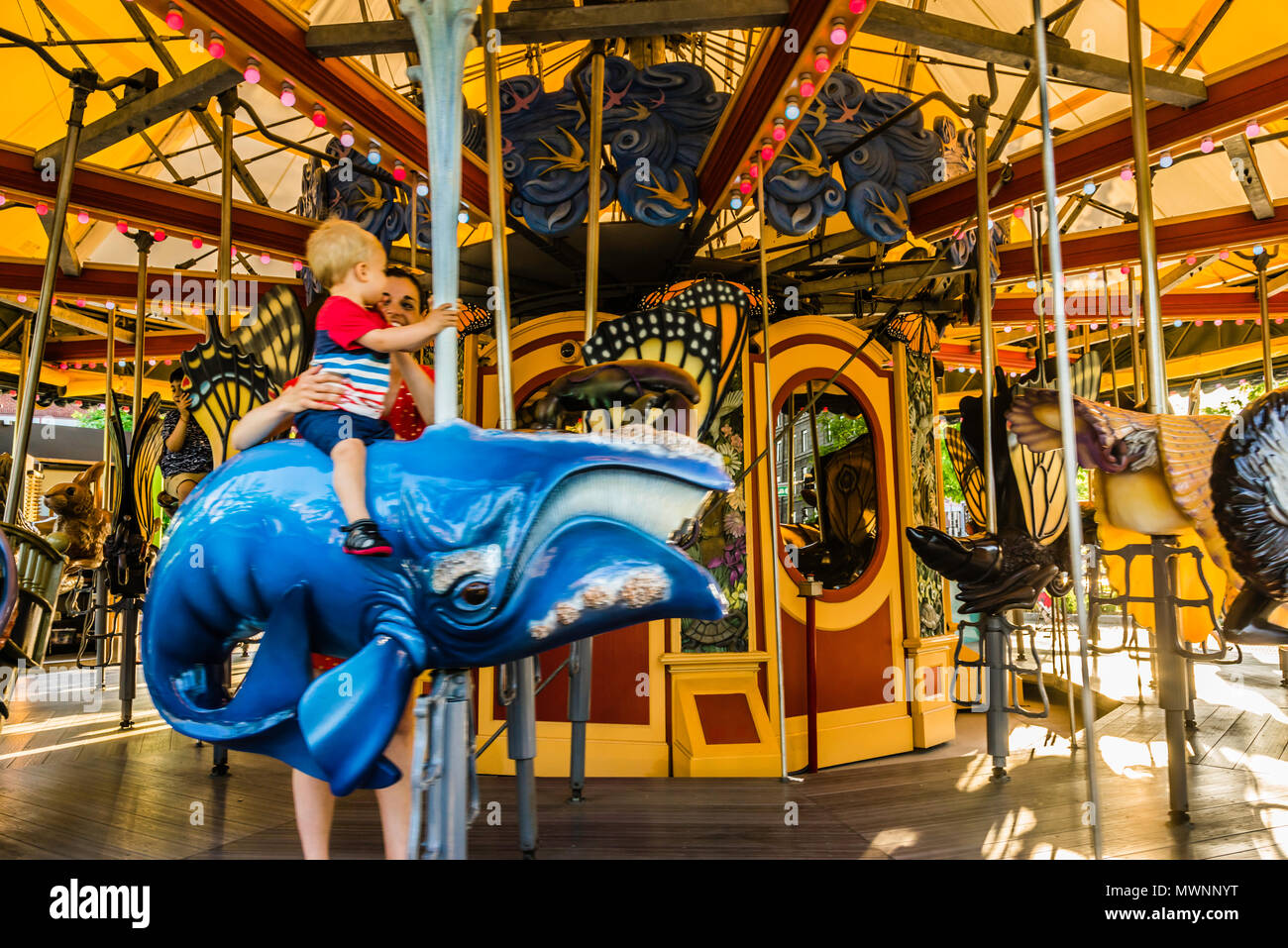 The Greenway Carousel Boston, Massachusetts, USA Stock Photo - Alamy