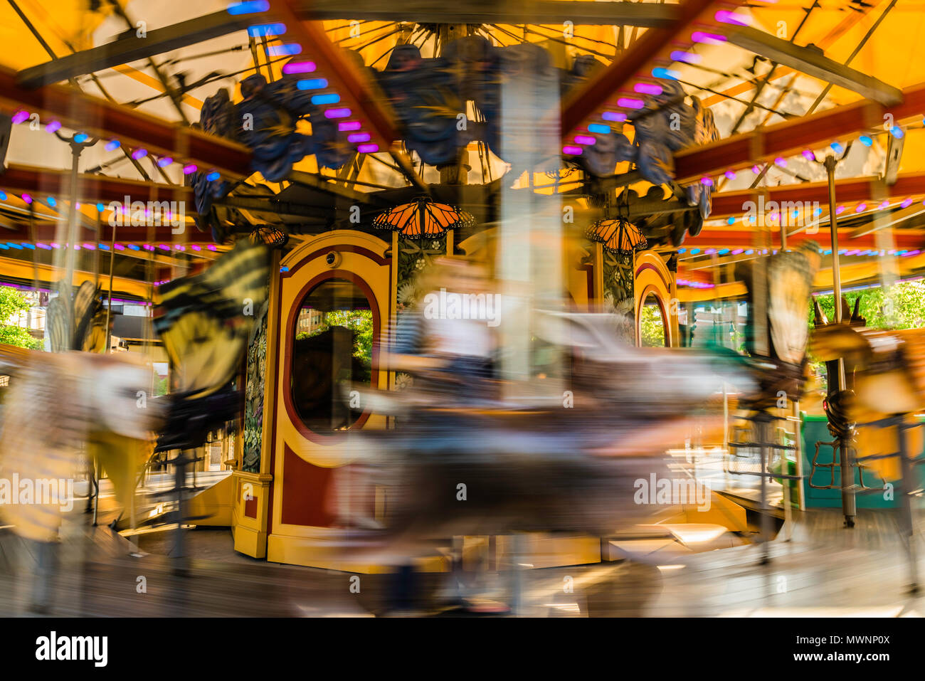 The Greenway Carousel Boston, Massachusetts, USA Stock Photo - Alamy