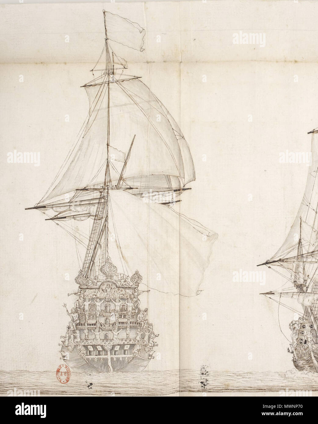 . Deutsch: Heckansicht der Royal Louis (1668) . 23 August 2013, 16:29: ...