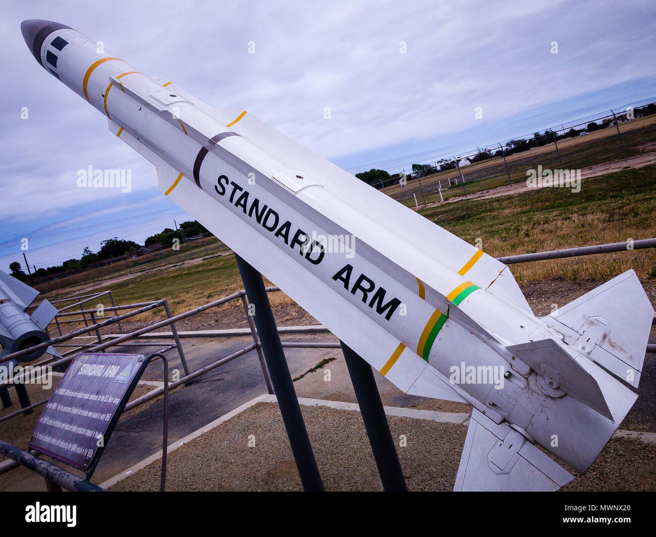 Stock Photo - Standard Arm Missile , Point Mugu Missile Park, Port ...