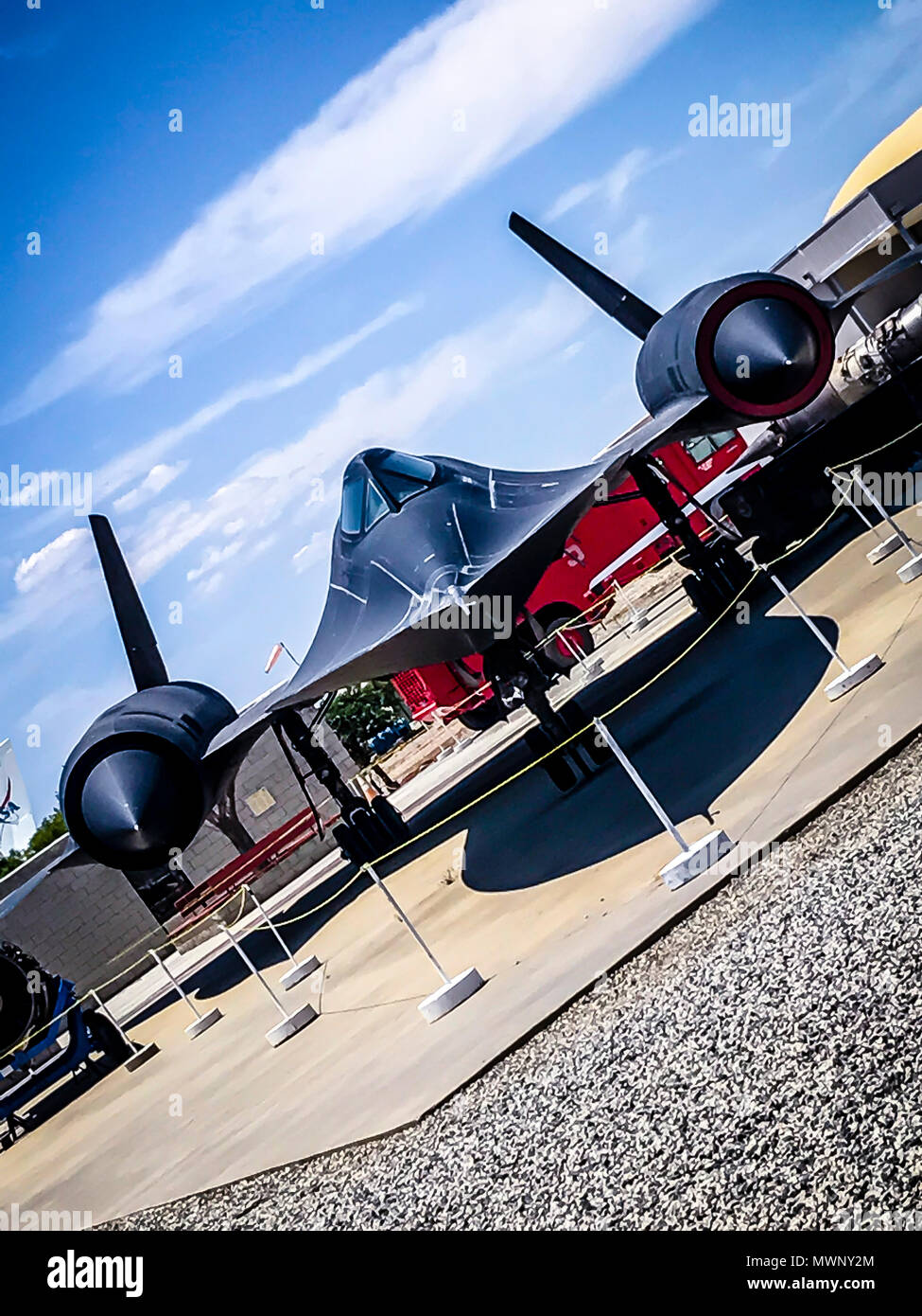Stock Photo - Lockheed SR-71 Blackbird Airpark, Air Force Flight Test ...