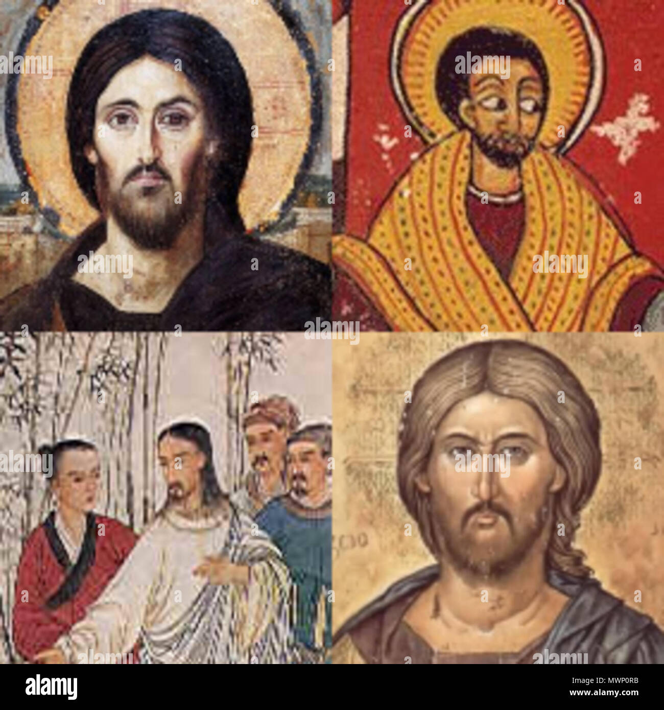 . English: Montage of various depictions of the race of Christ. 30 May ...
