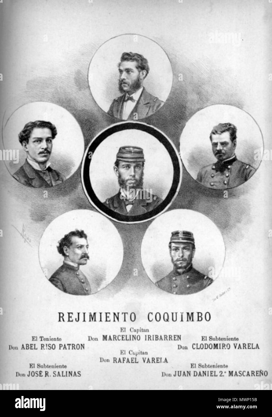 . English: Tropas chilenas de la Guerra del Pacifico . 1885. Luis F ...