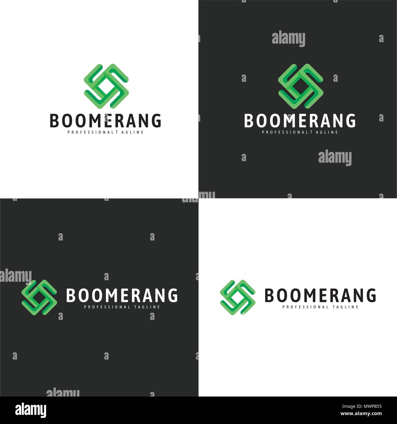 Boomerang logo hi-res stock photography and images - Alamy