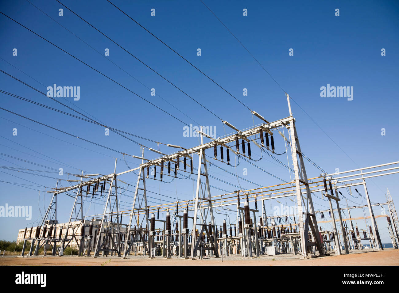 Power distribution power substation hi-res stock photography and images - Alamy