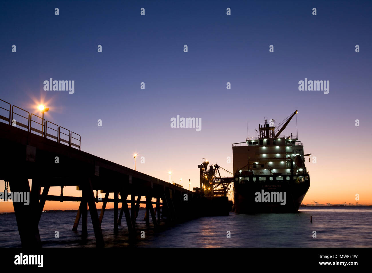 An unloading jetty hi-res stock photography and images - Alamy