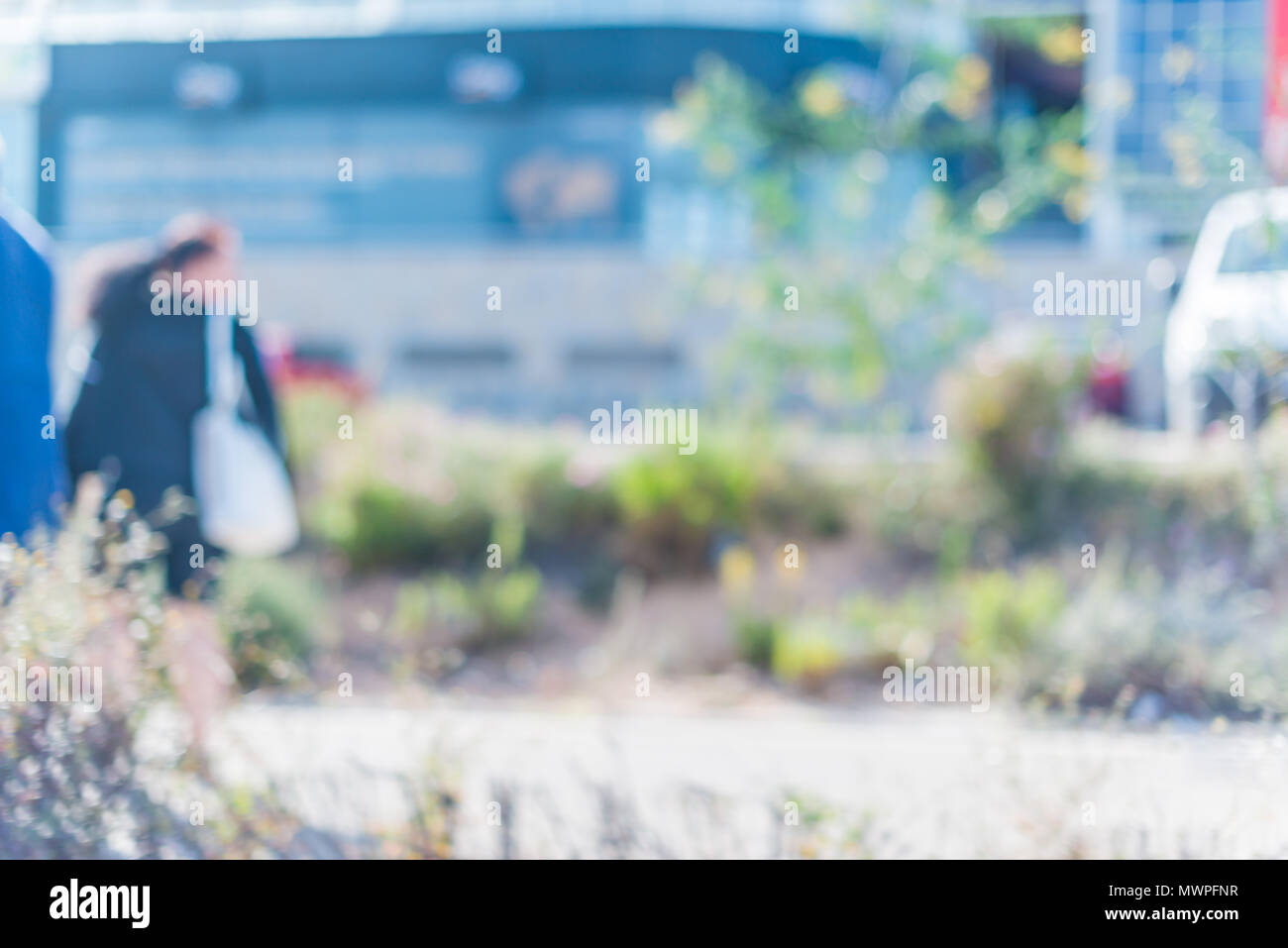 Defocused and blurred background, outdoor Stock Photo - Alamy