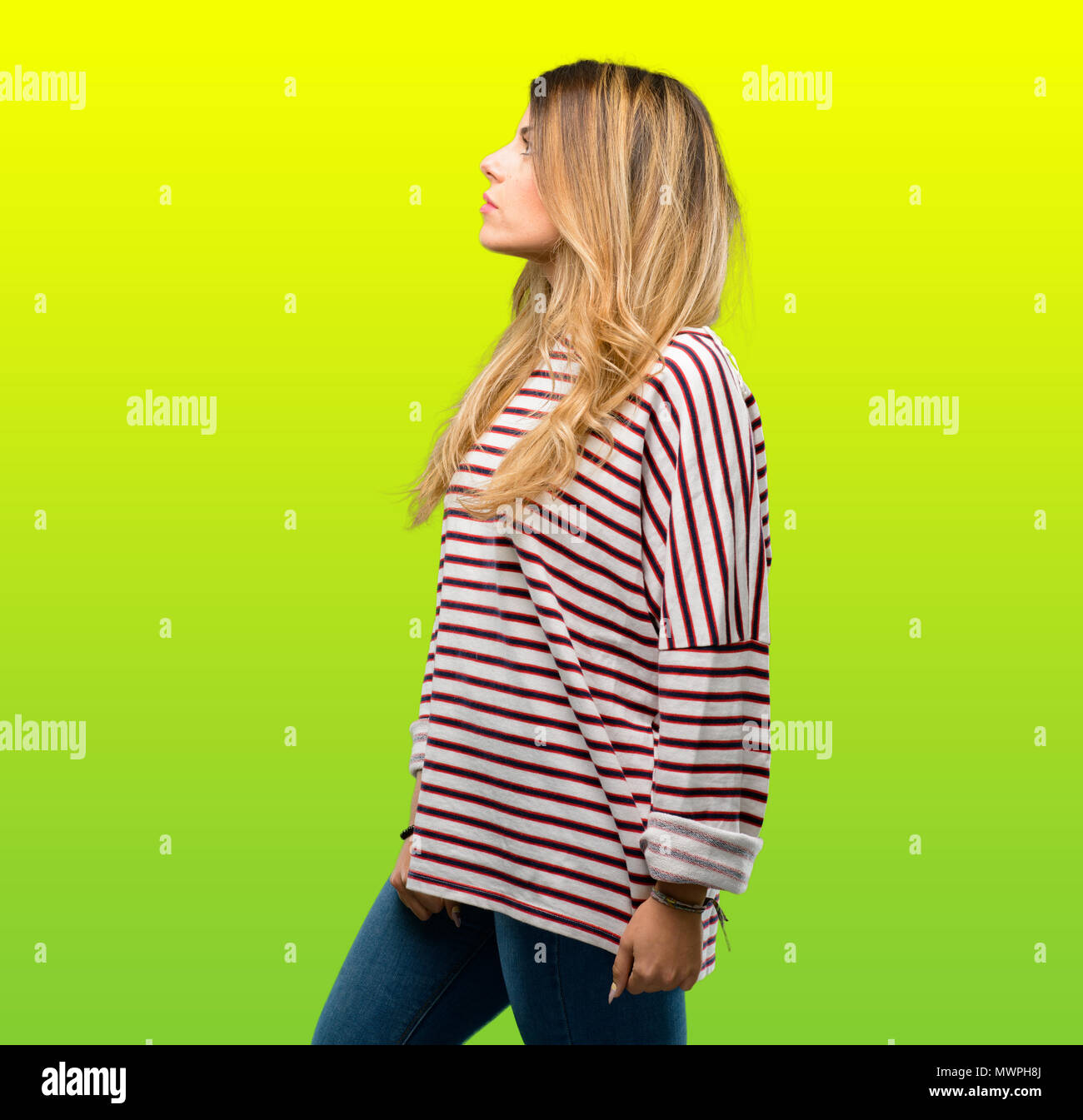 young cool woman posing Stock Photo - Alamy