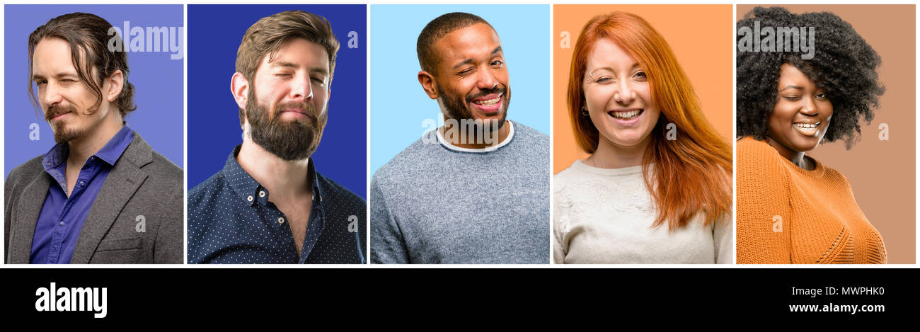 People Blinking Eyes