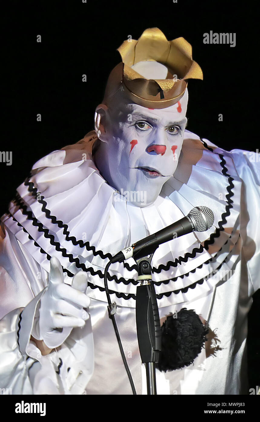Puddles Pity Party performs at Manchester O2 Ritz Featuring: Puddles ...