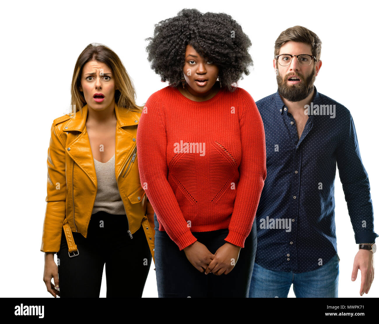Man overwhelmed emotion in group hi-res stock photography and images - Alamy
