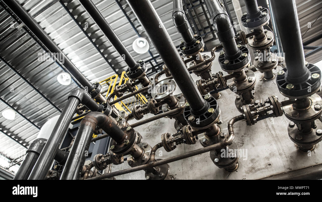 pipecontrol industry machine Stock Photo - Alamy