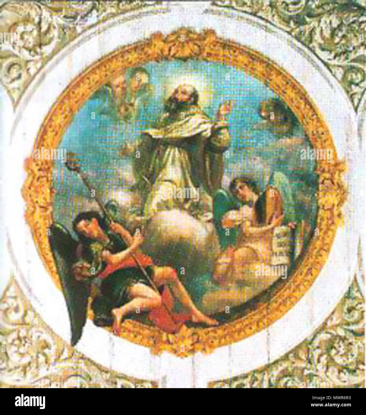 . English: Saint John of Matera in an Italian painting of the 18th cent ...