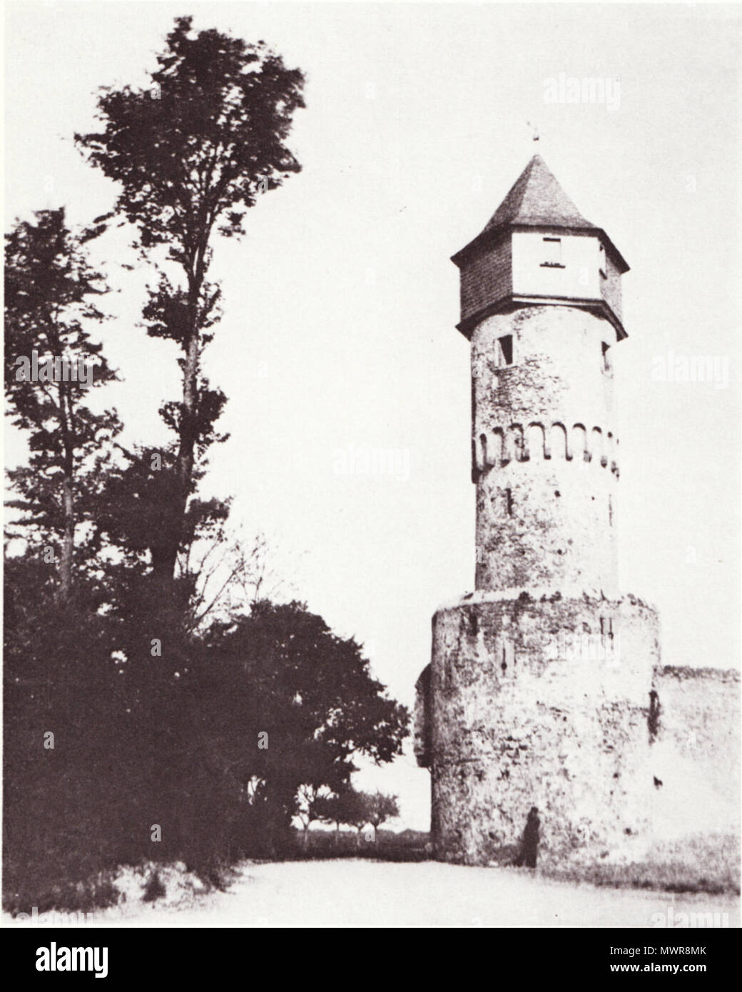 . Galluswarte in Frankfurt am Main, 1856 Das Bild wurde lt. Quelle vom ...