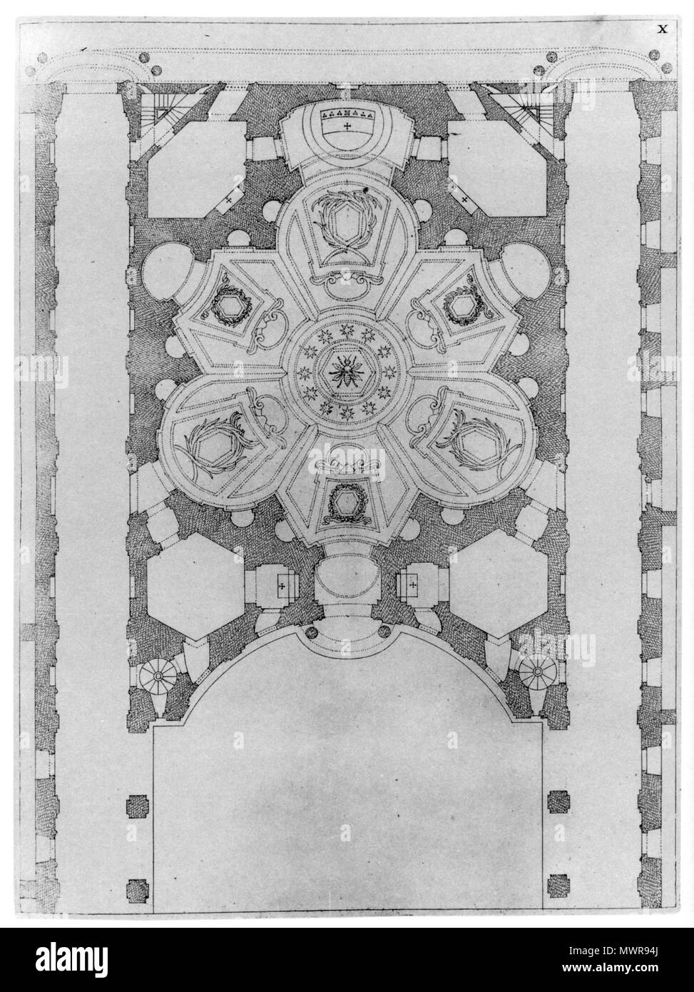 Drawing features architectural sketches Black and White Stock Photos ...