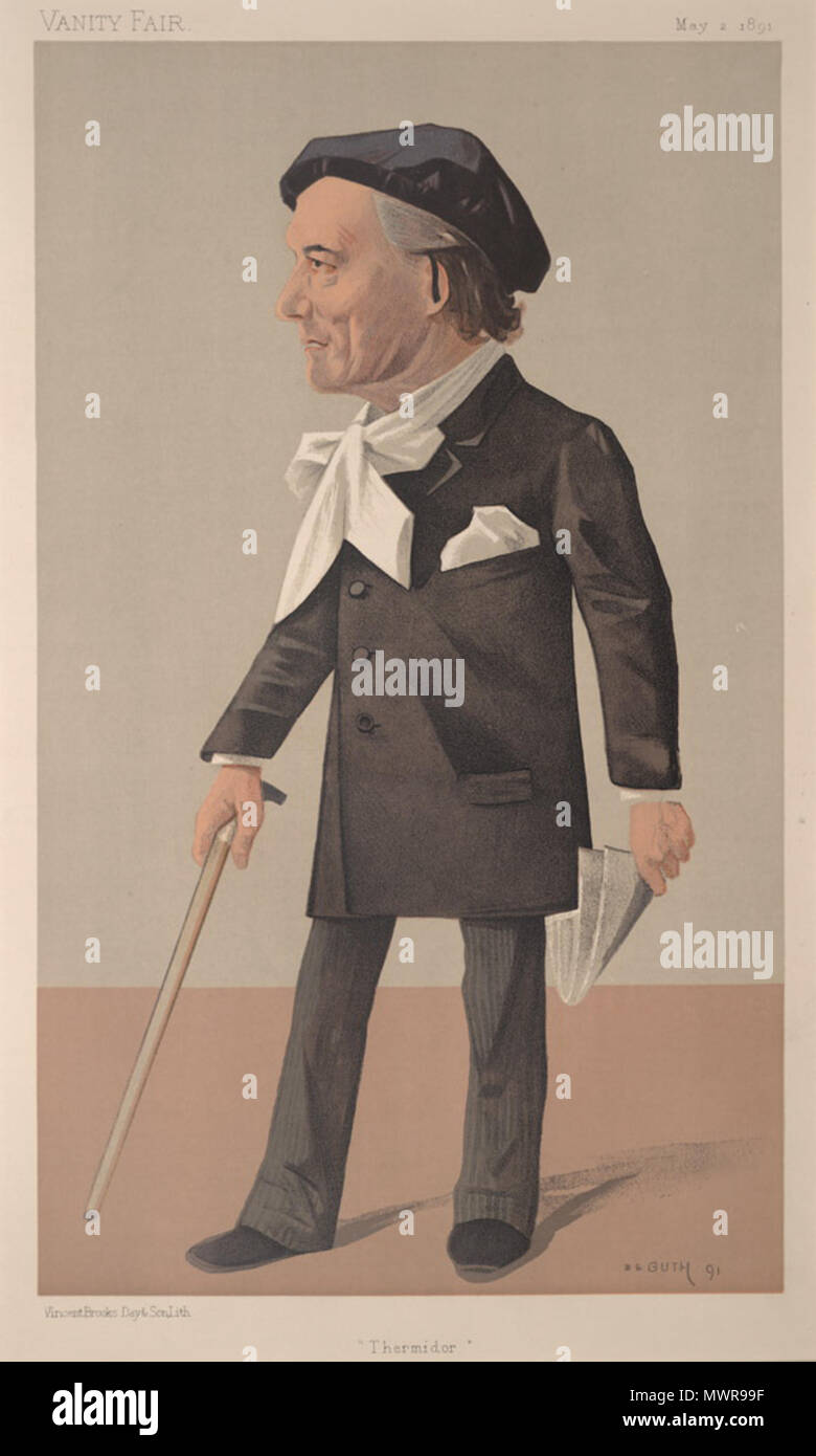 . Men of the Day No.506: Caricature of M V Sardou. Caption reads ...