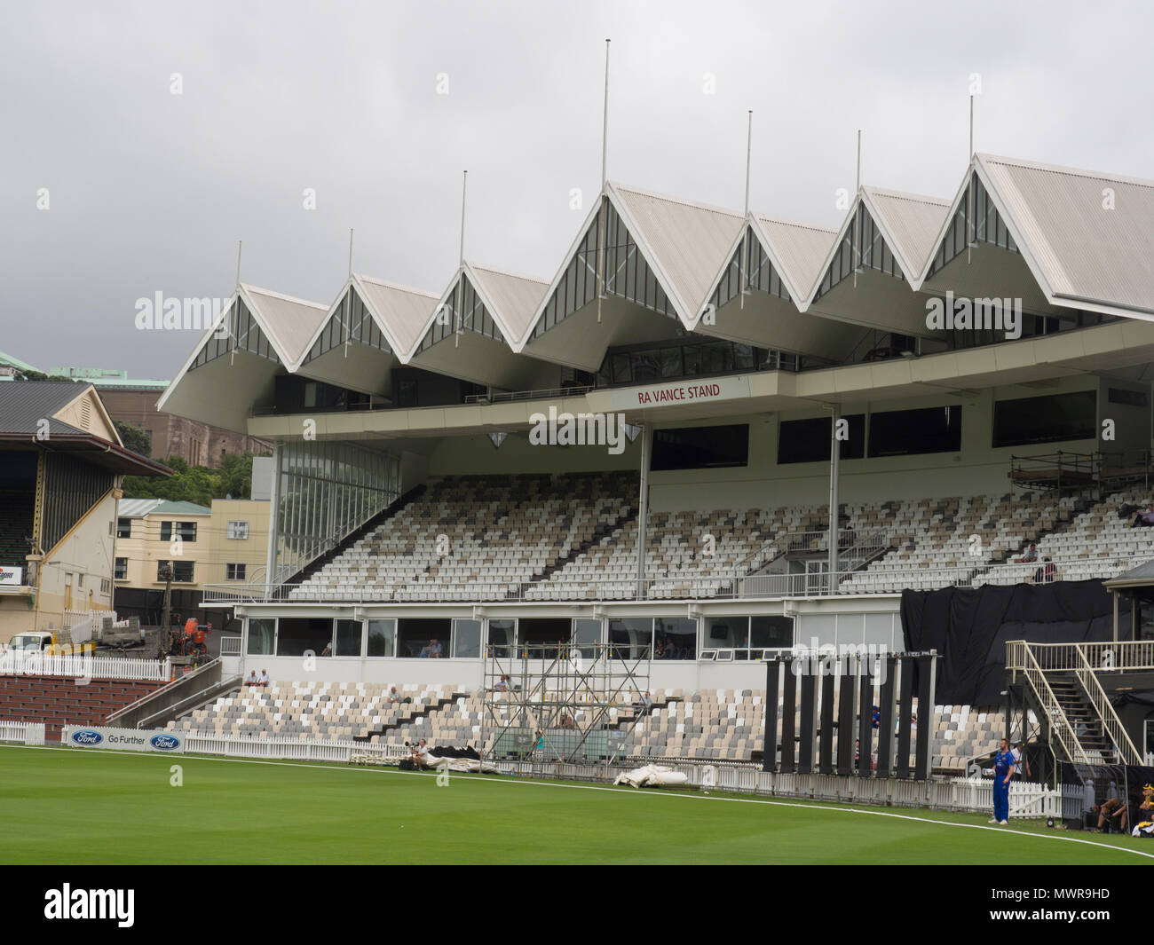 Cricket stand with seating hi-res stock photography and images - Alamy