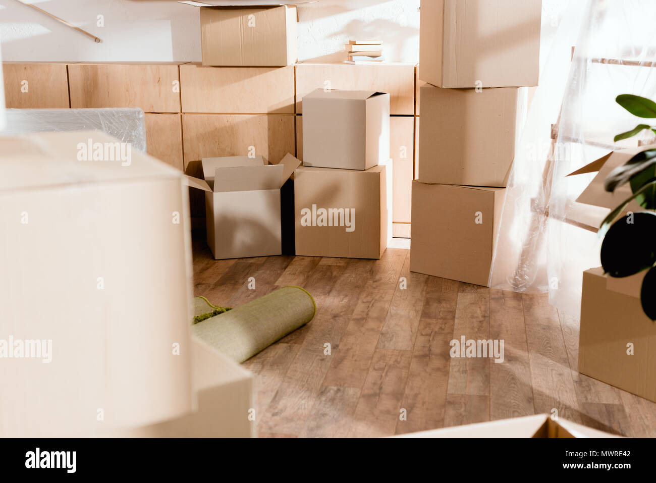 Rolled carpet hi-res stock photography and images - Alamy