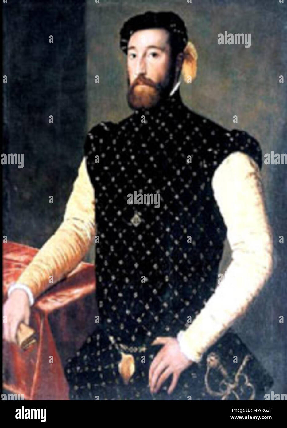 . Español: Supuesto retrato de Garcilaso de la Vega. Galería de Kassel ...