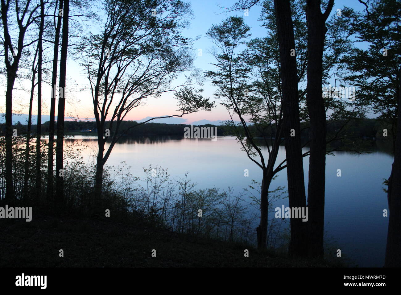 Lake Anna Spring Sunset Stock Photo - Alamy
