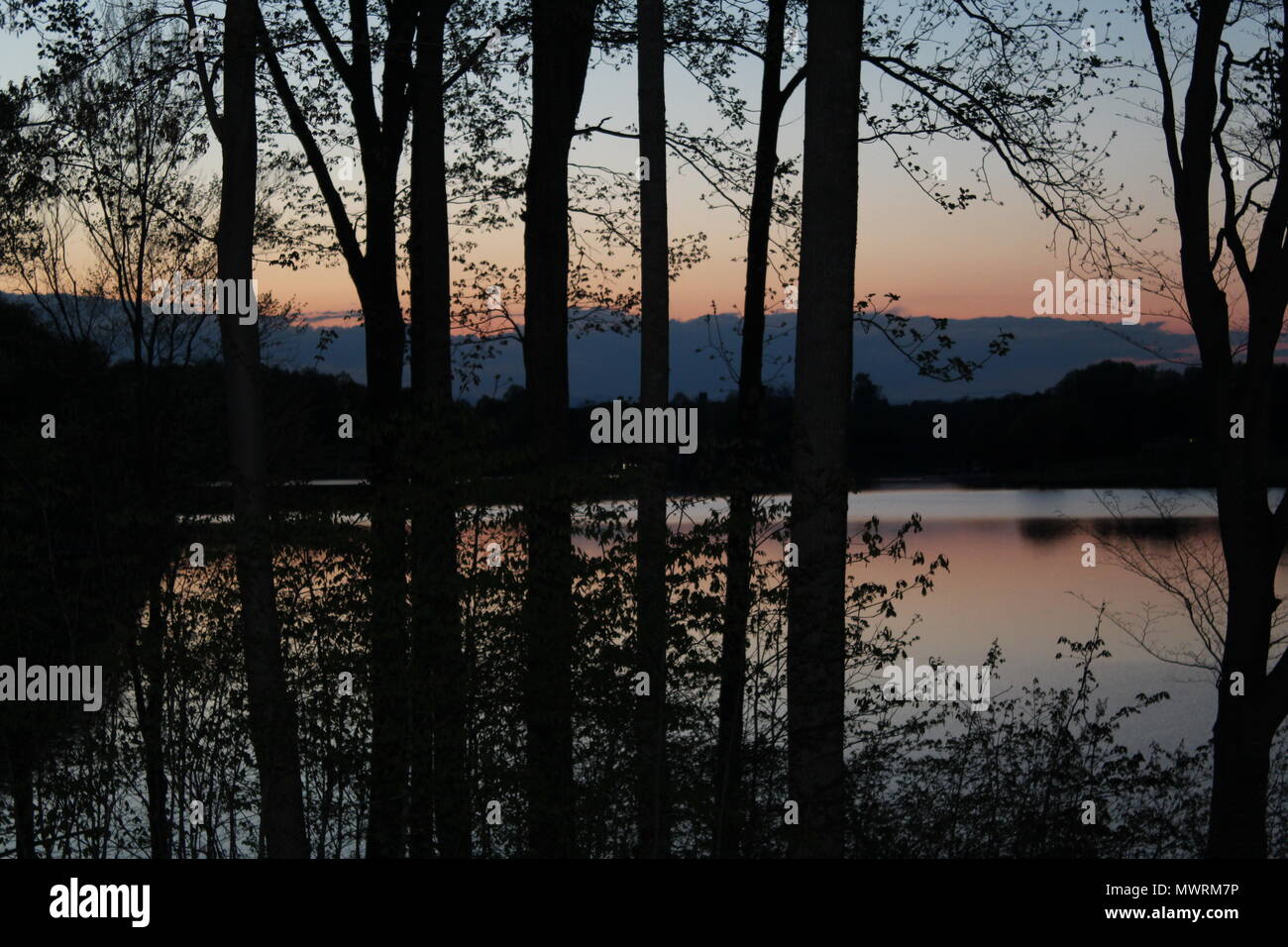 Lake Anna Spring Sunset Stock Photo - Alamy