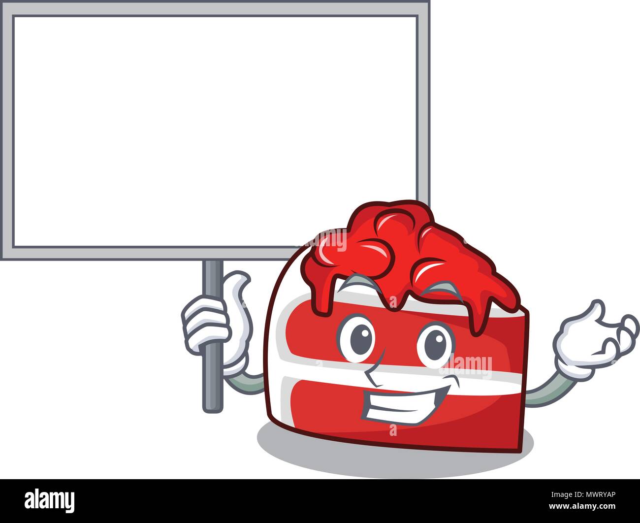 Bring board red velvet character cartoon Stock Vector Image & Art - Alamy