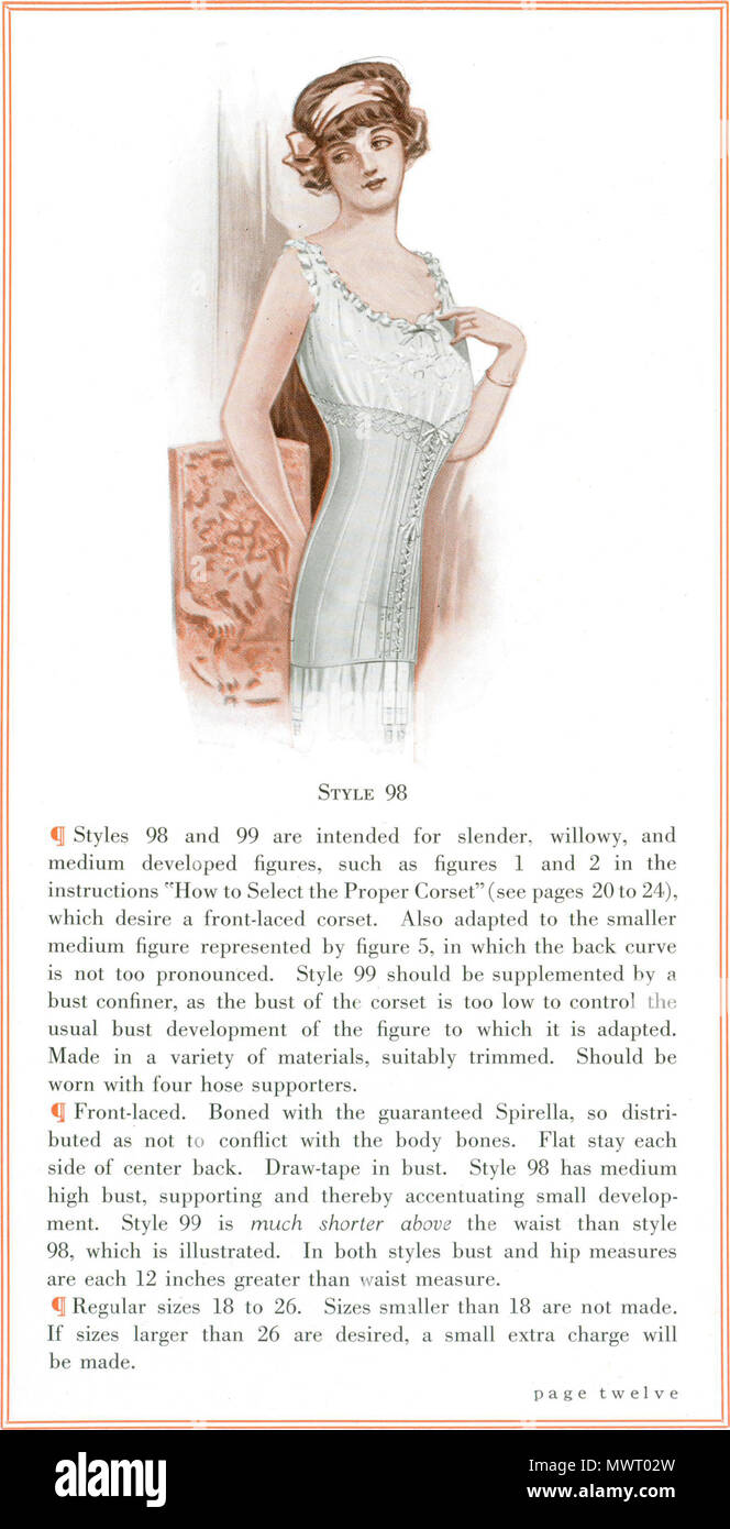Spirella corset ad hi-res stock photography and images - Alamy