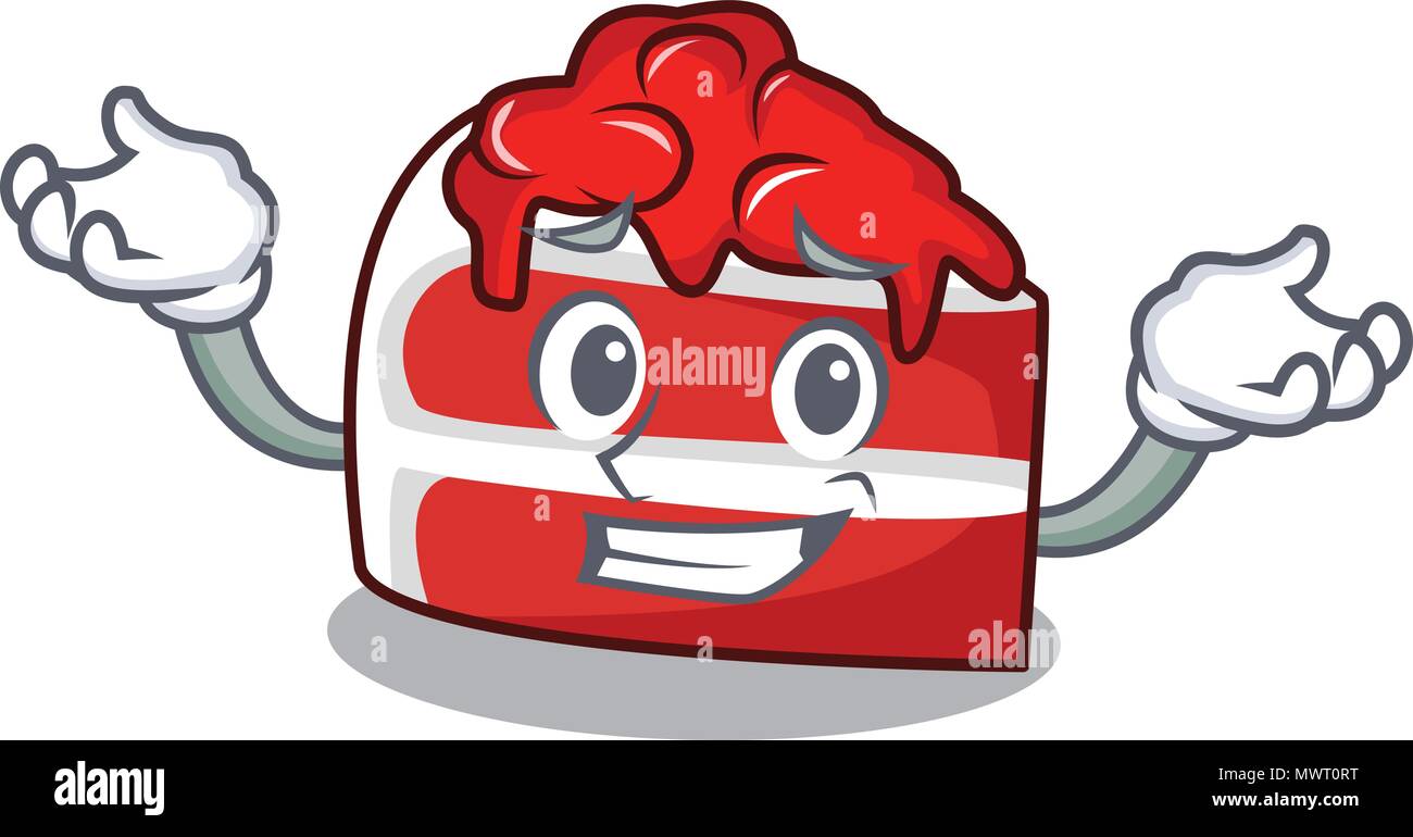 Grinning red velvet character cartoon Stock Vector Image & Art - Alamy