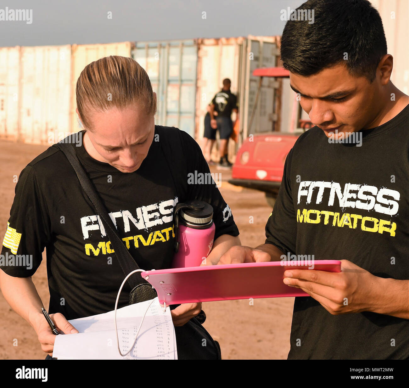 Assistant command fitness leader hi-res stock photography and images ...