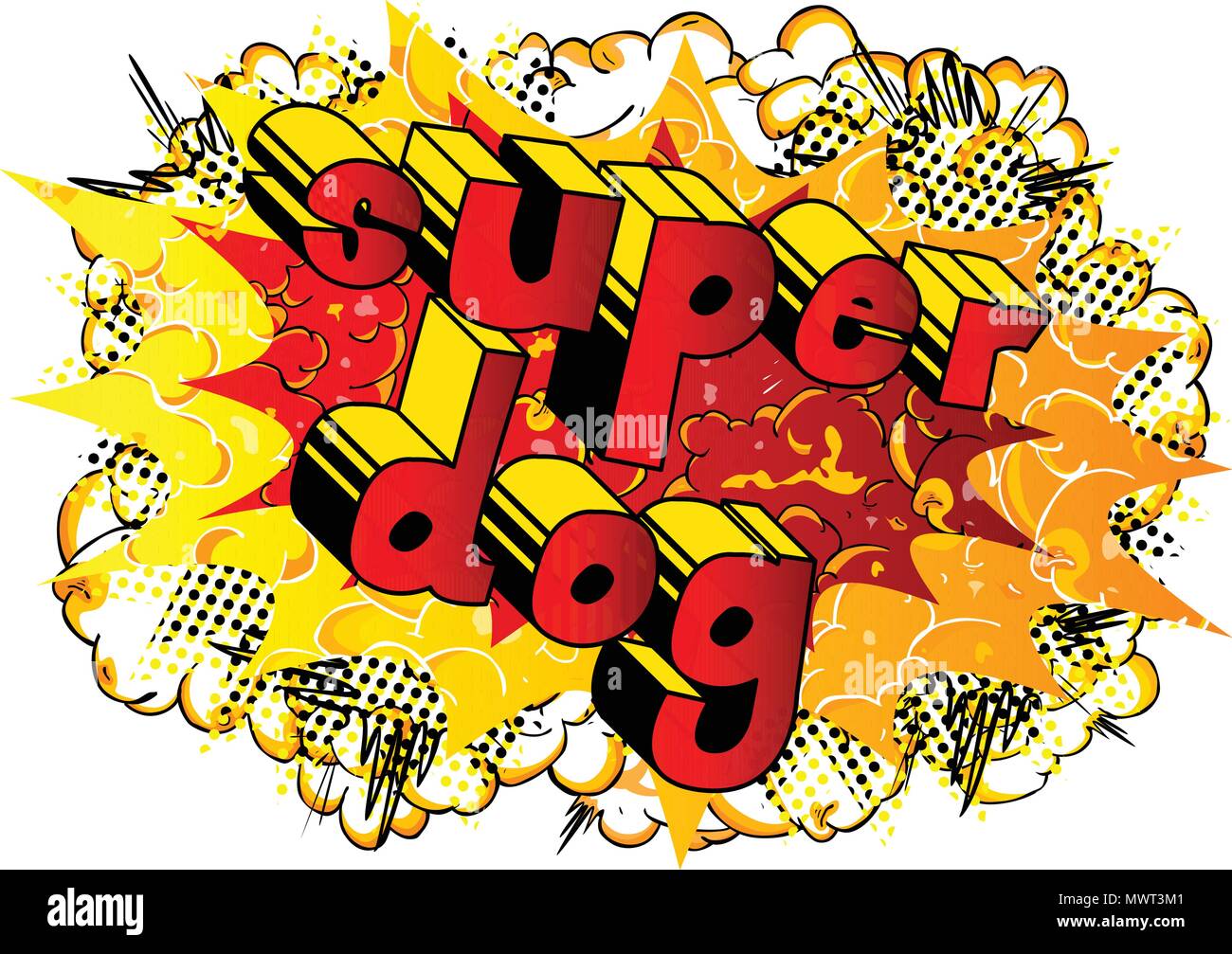 Super hund Stock Vector Images - Alamy